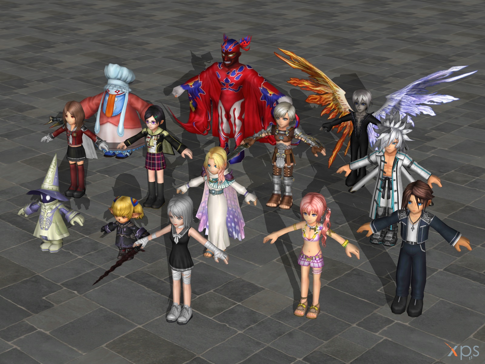 DFFOO models pack 10 by RyuAensland on DeviantArt