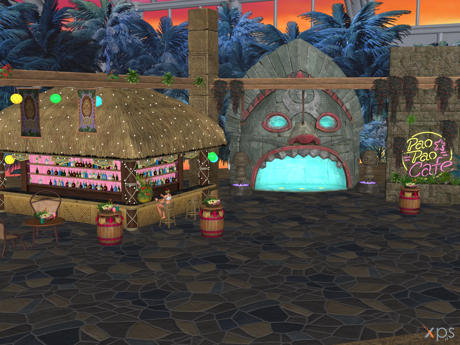 ST 011POC Pao Pao Cafe (KOFXV) by RyuAensland on DeviantArt