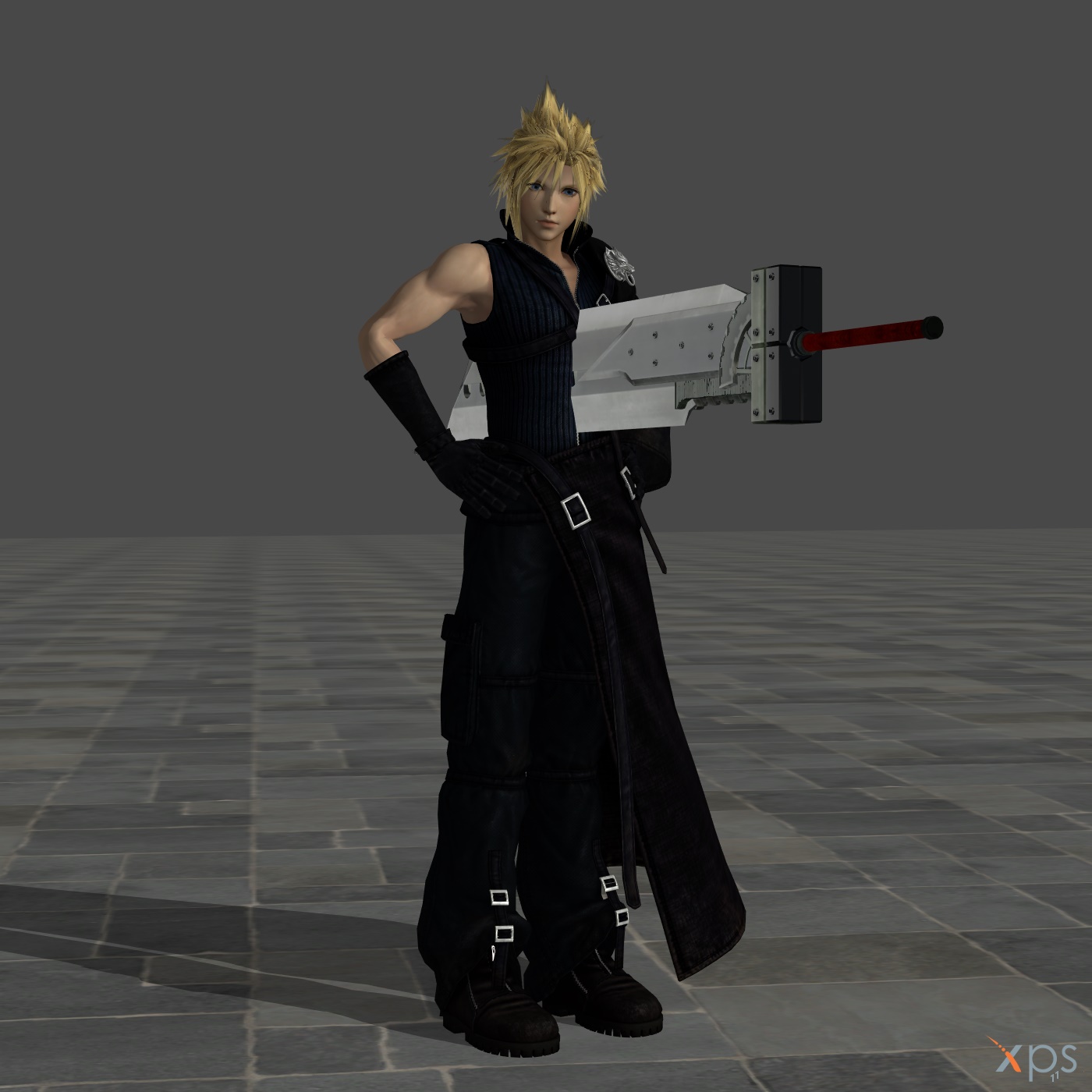 DFF NT - Cloud (Alt) (slim) by RyuAensland on DeviantArt