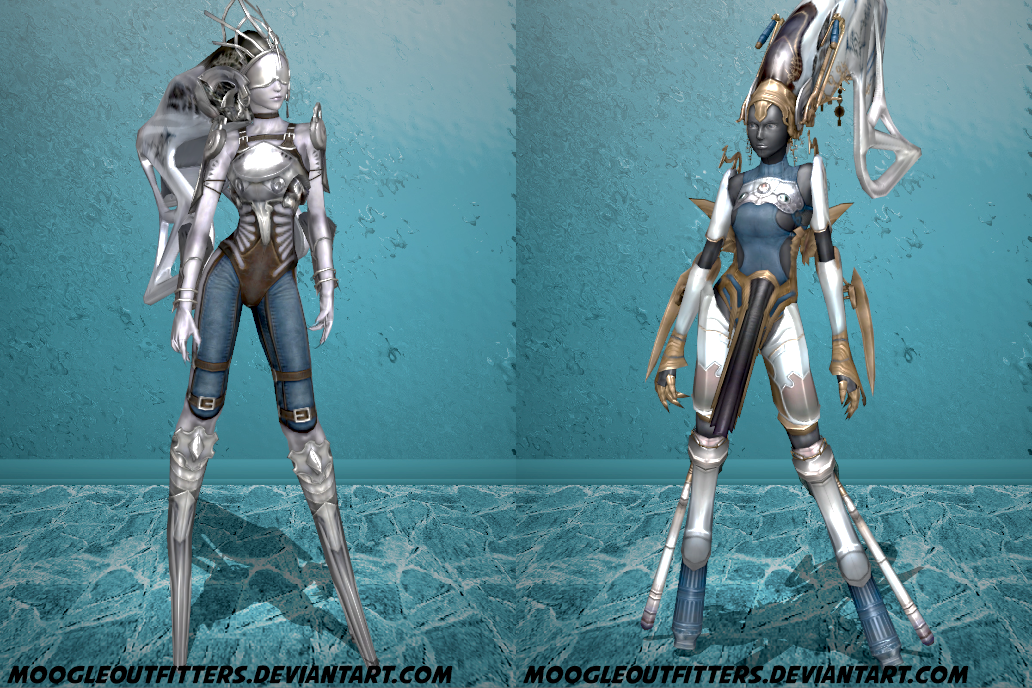 Final Fantasy XIII - Shiva Sisters (REUPLOAD) by RyuAensland on DeviantArt