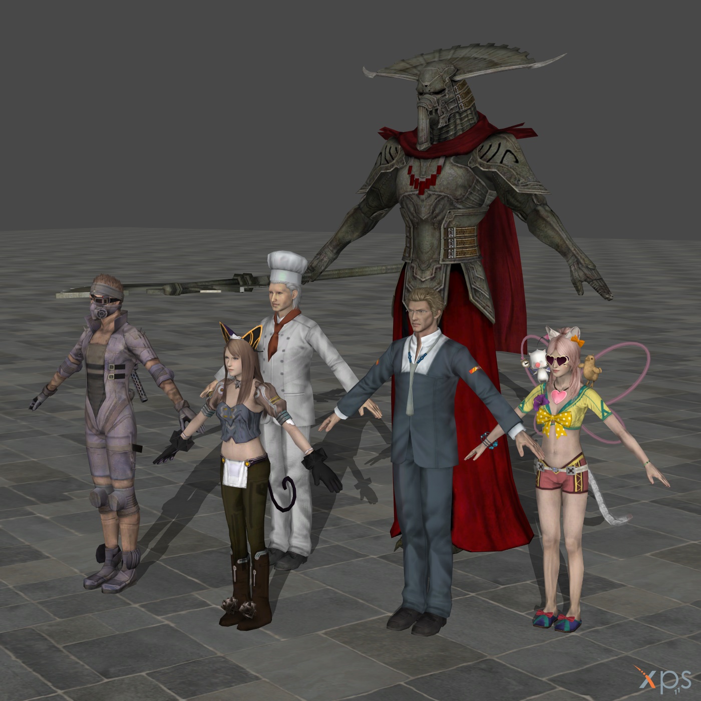 LR npc models 2 by RyuAensland on DeviantArt
