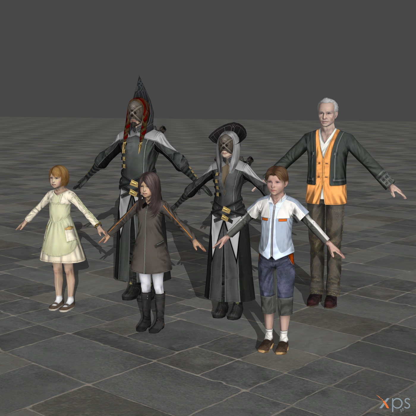 LR npc models 4 by RyuAensland on DeviantArt