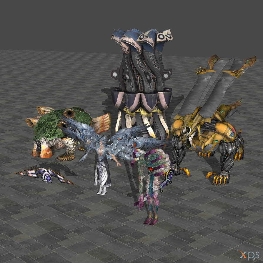 FFXIII monster pack 08 by xGunbladeKnightx on DeviantArt