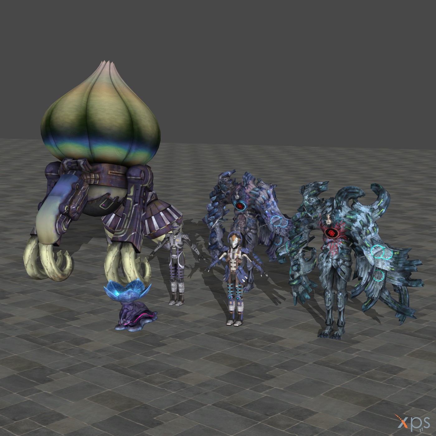 FFXIII monster pack 09 by xGunbladeKnightx on DeviantArt