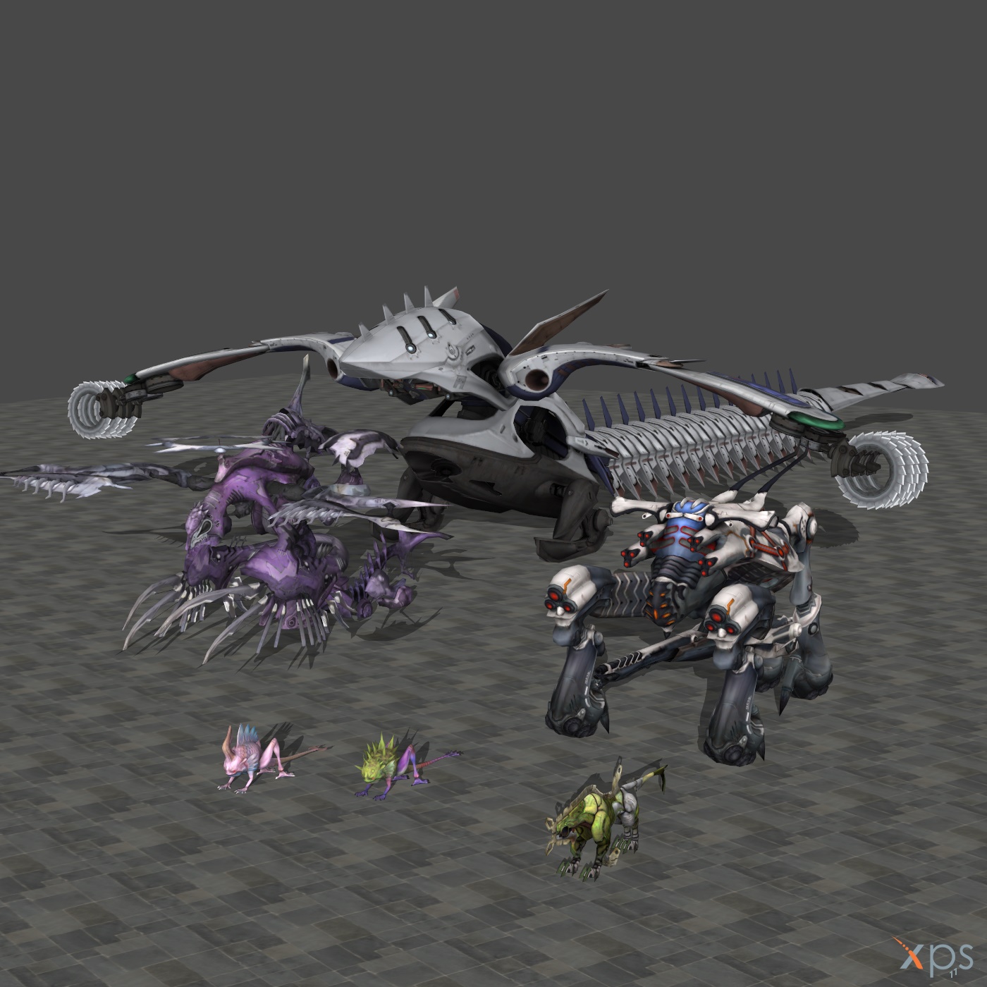 FFXIII monster pack 11 by xGunbladeKnightx on DeviantArt