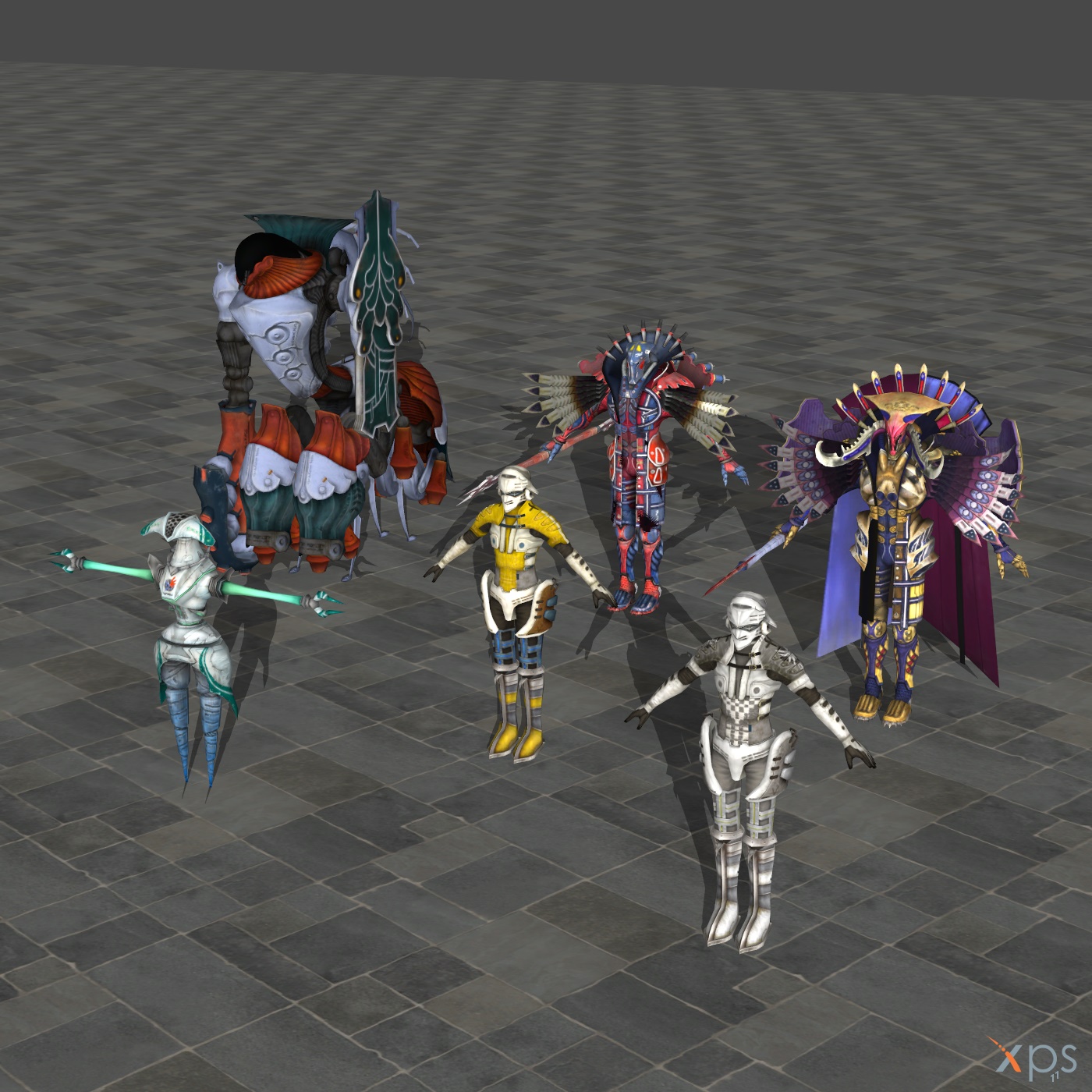 FFXIII monster pack 12 by xGunbladeKnightx on DeviantArt