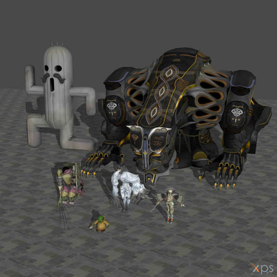 FFXIII monster pack 13 by xGunbladeKnightx on DeviantArt