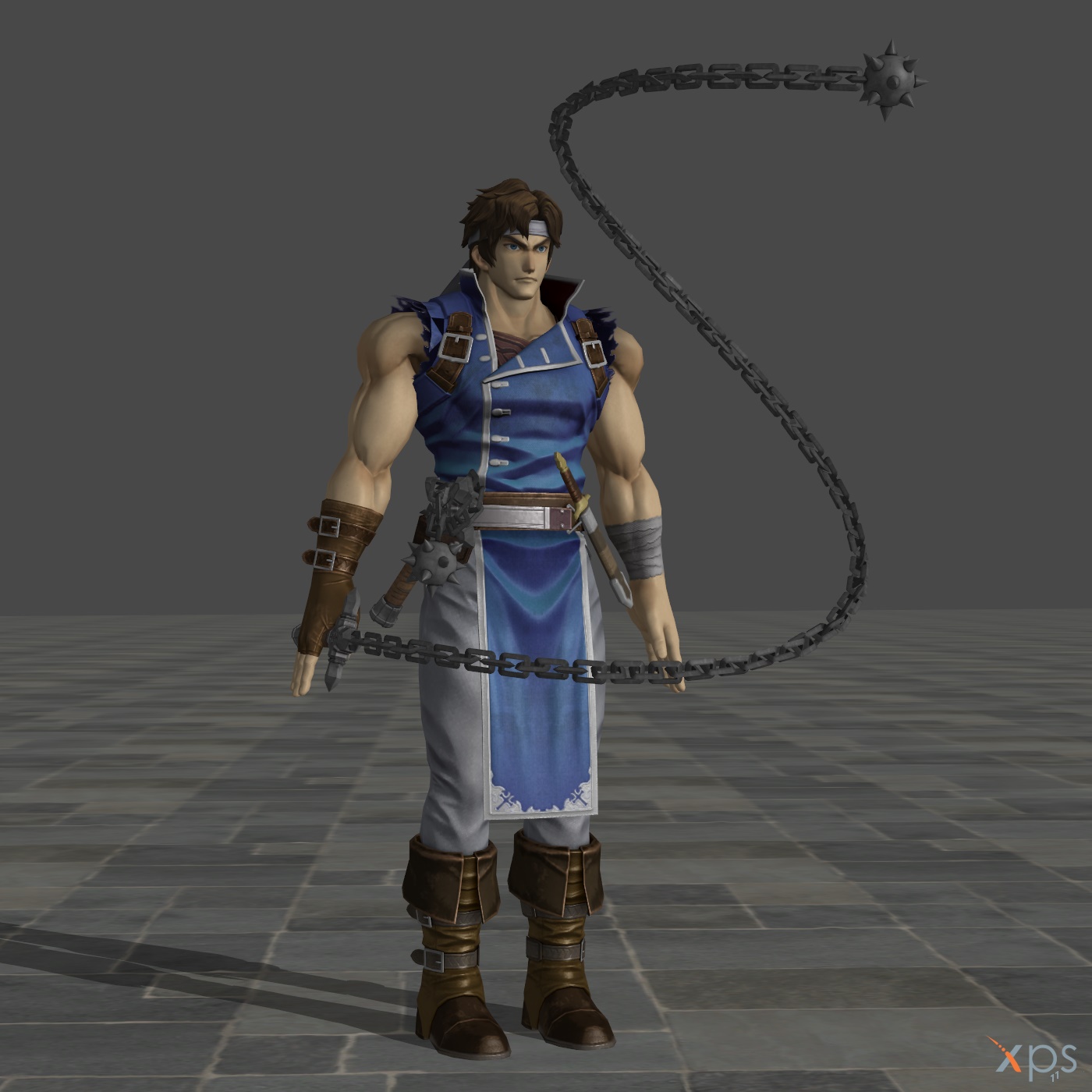 SSBU Richter (REUPLOAD) by xGunbladeKnightx on DeviantArt