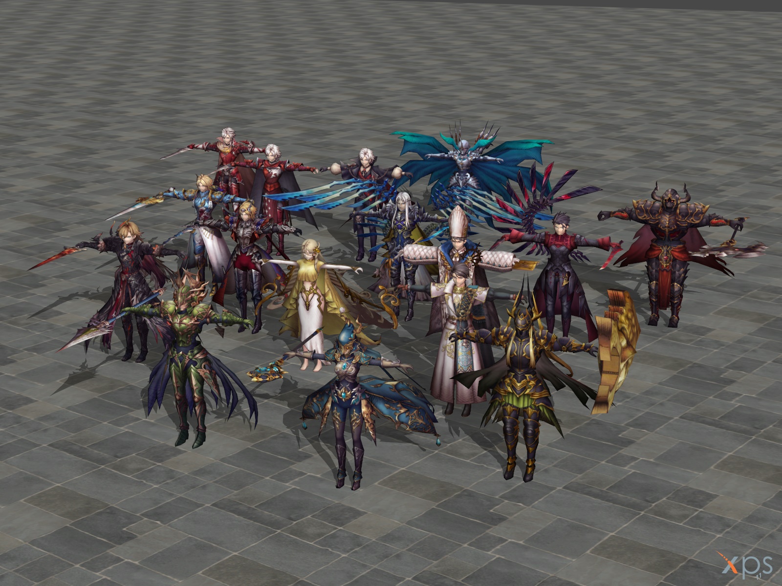 WOTV model pack 16 by xGunbladeKnightx on DeviantArt