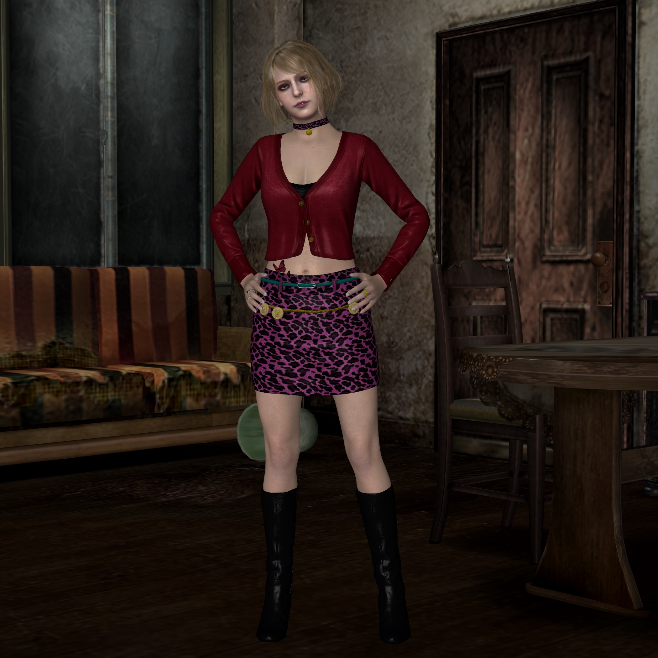 Ashley Maria Outfit RE4R by xGunbladeKnightx on DeviantArt