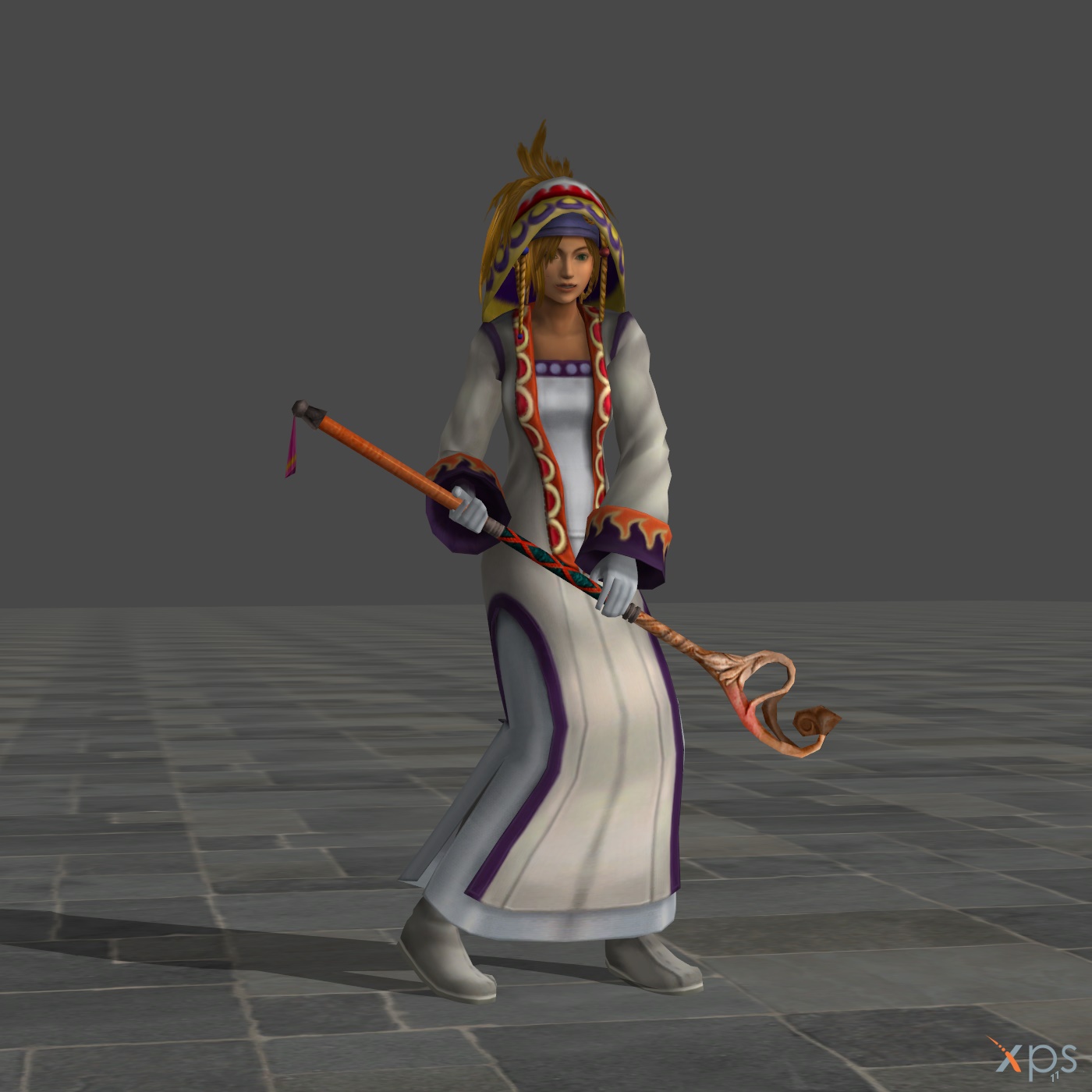 Rikku White Mage FFX-2 HD by xGunbladeKnightx on DeviantArt