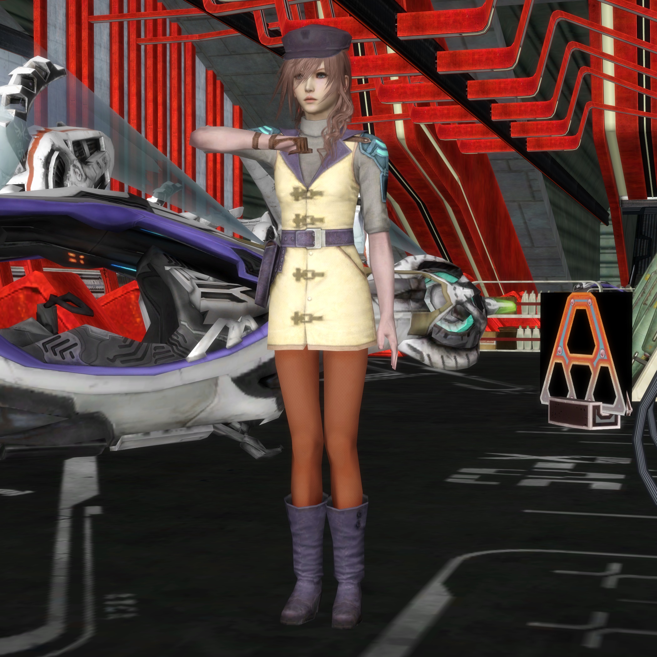 Lightning (Guardian Corps Uniform) by xGunbladeKnightx on DeviantArt