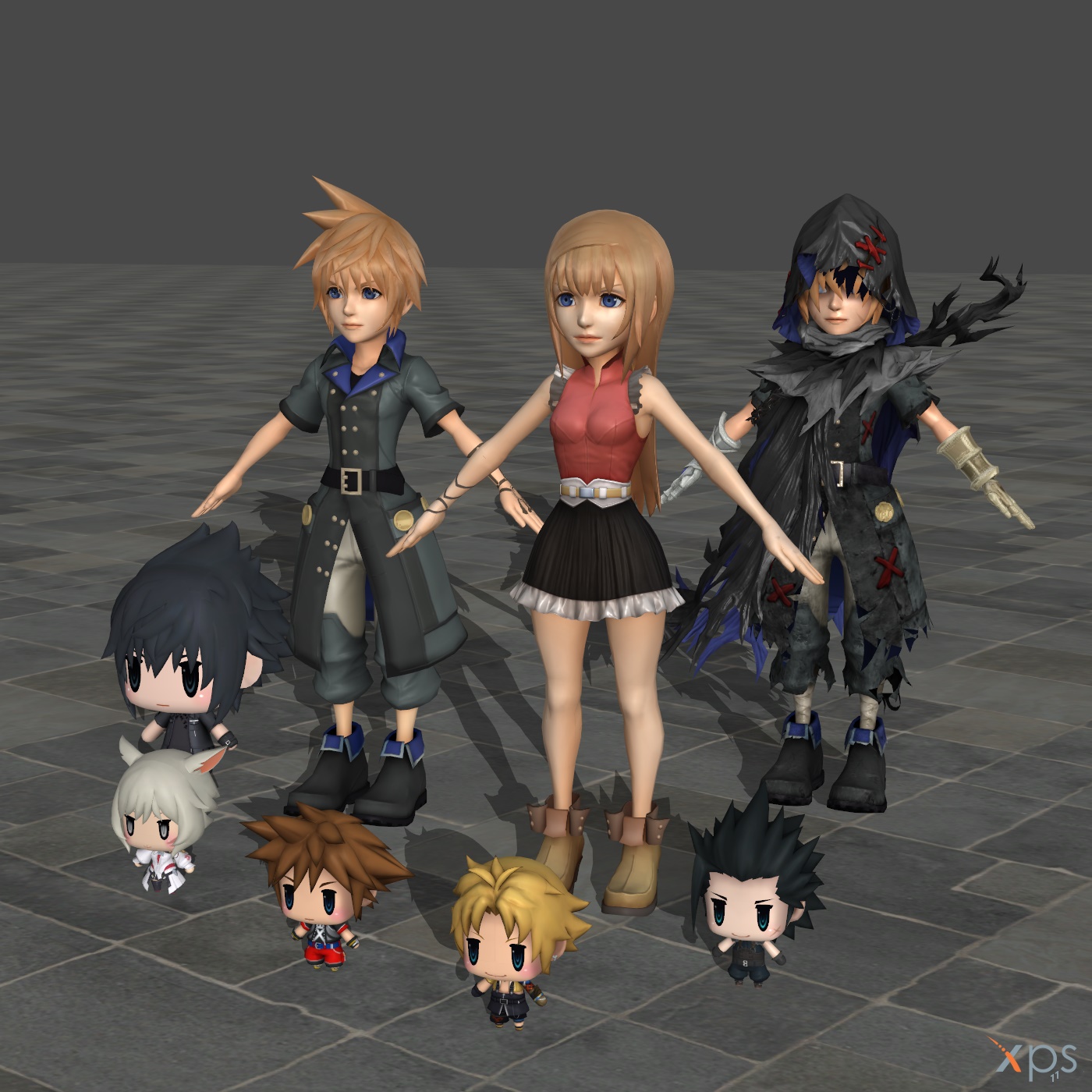 World of Final Fantasy pack (REUPLOAD) by xGunbladeKnightx on DeviantArt