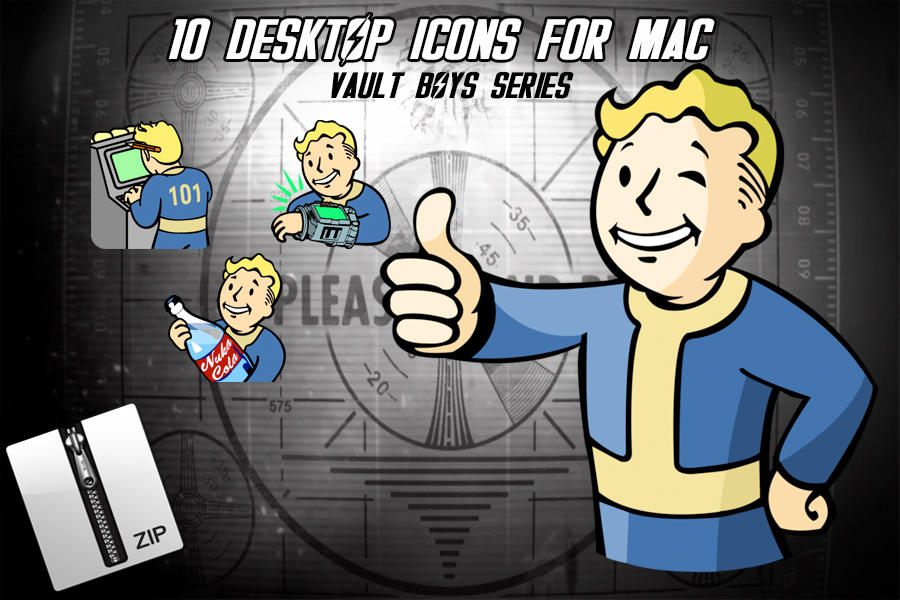 Fallout Desktop Icons MAC - Vault Boys by Sven-Ymirson on DeviantArt