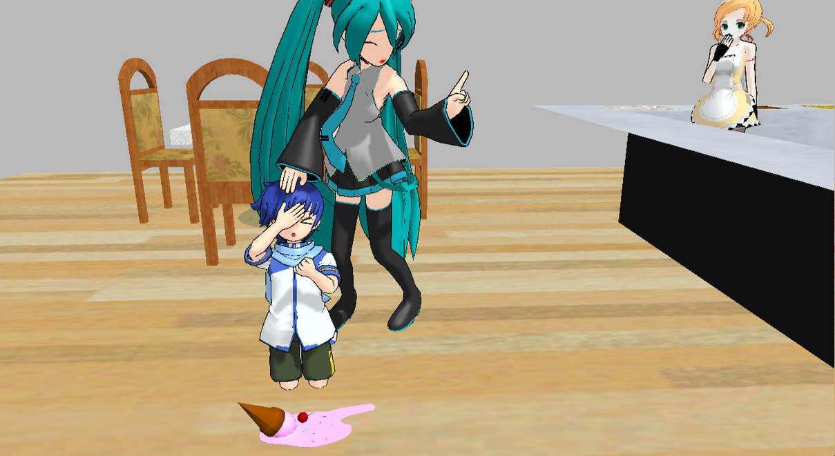 [MMD] Spilled Ice Cream DL by OniMau619 on DeviantArt