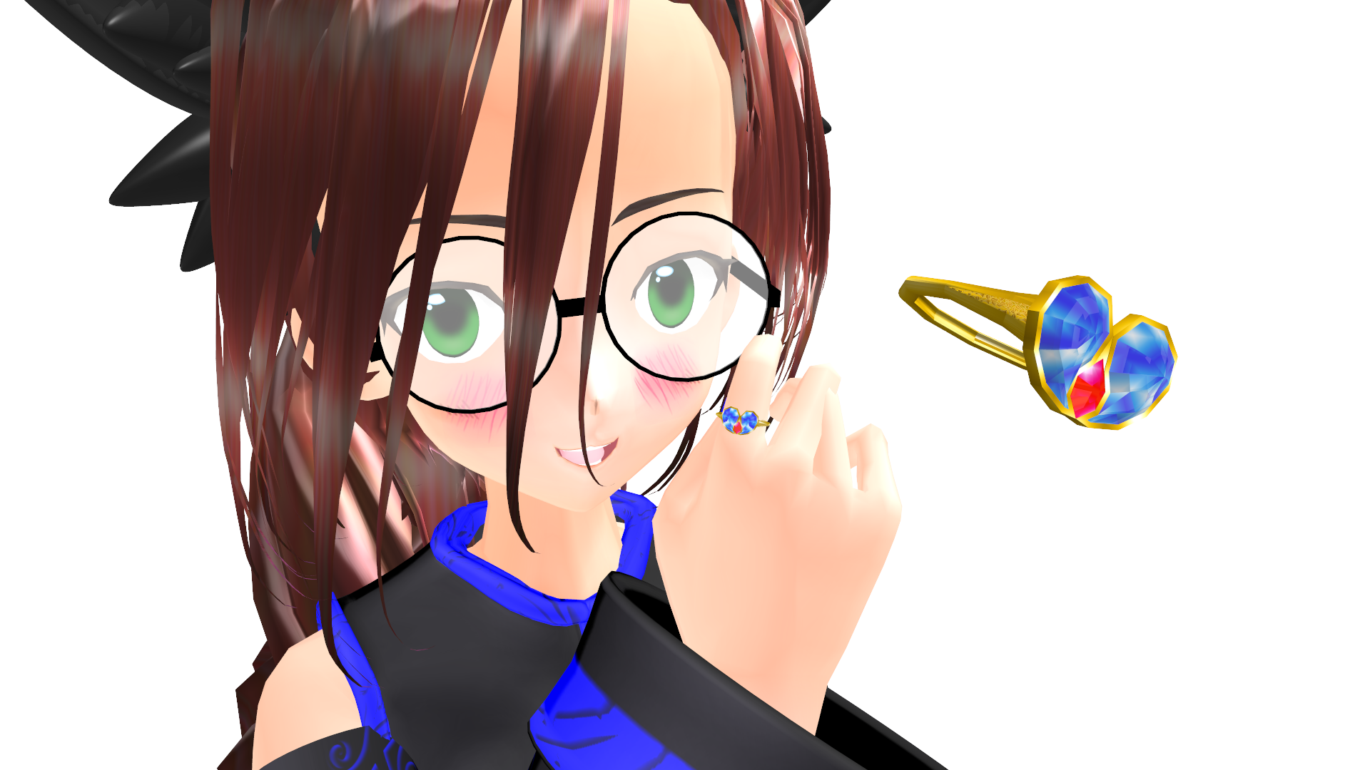 [MMD.DL] Sapphire Ring by OniMau619 on DeviantArt