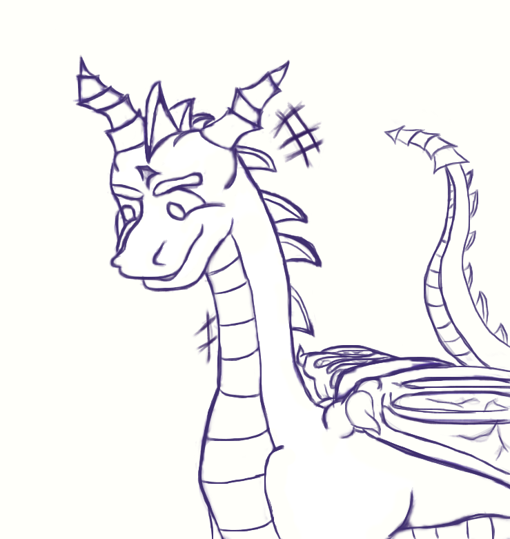 Spyro Sketch by Rukua on DeviantArt