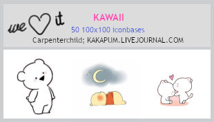 Kawaii (100x100 bases) - Kakapum@lj by shiruji on DeviantArt