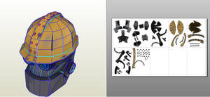 Papercraft : Robot Demoman Head model by PaperCraftNicco23 on DeviantArt