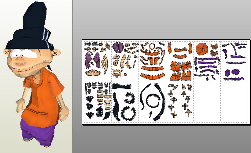 Papercraft: EDD Model by PaperCraftNicco23 on DeviantArt