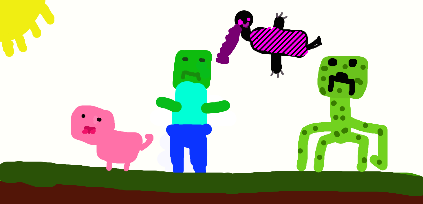 Minecraft MOBS! by spjoes on DeviantArt