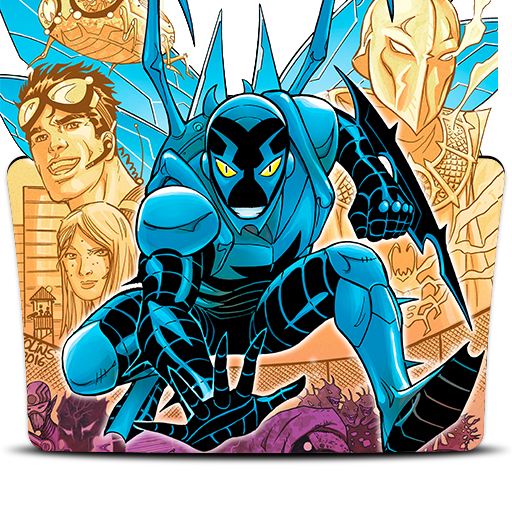 Blue Beetle v1a Folder Ico by SkinzyVinsmoke on DeviantArt