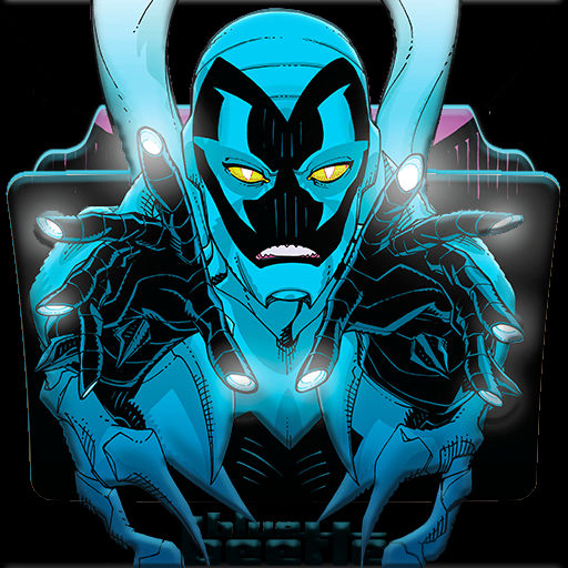 Blue Beetle Folder Icon v3b by SkinzyVinsmoke on DeviantArt