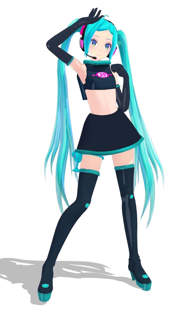 tda Space Channel 39 Miku by kanzusama on DeviantArt