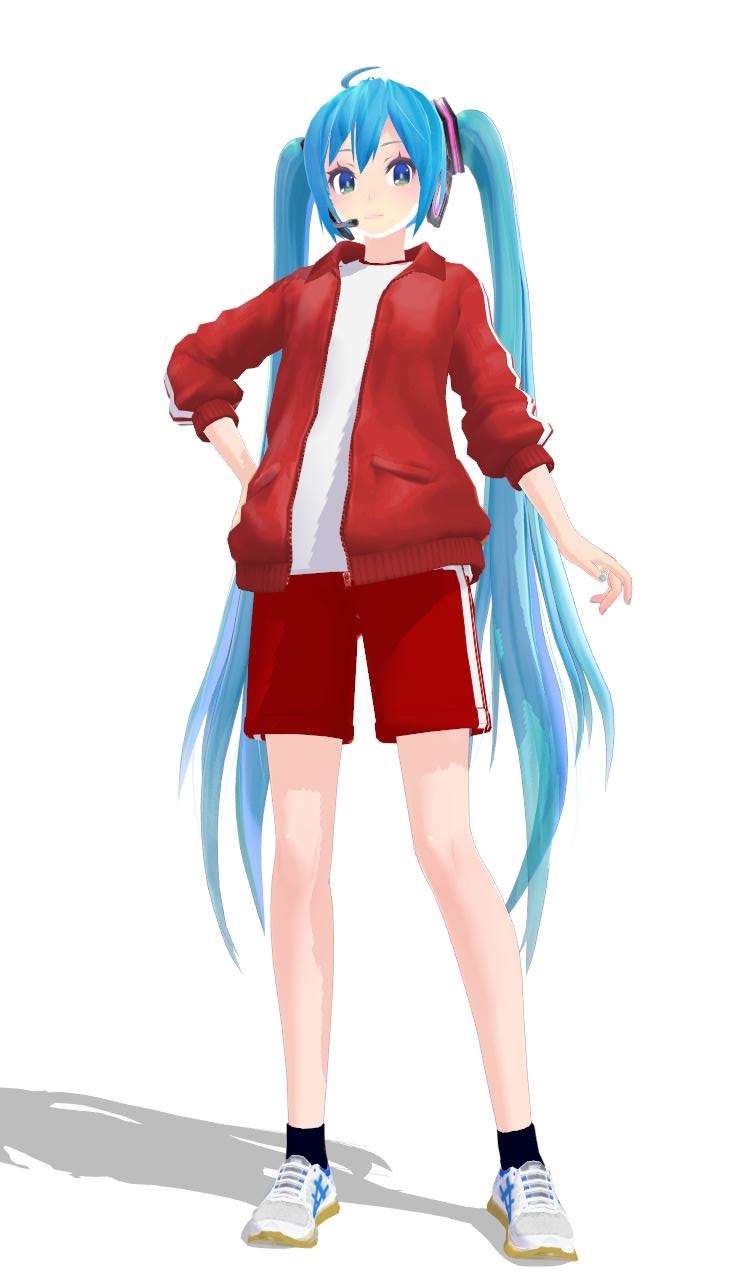 Tda Gym clothes MIKU by kanzusama on DeviantArt