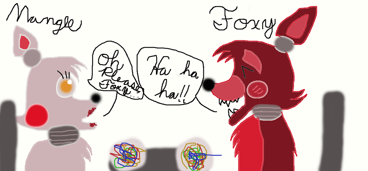 Foxy laughing at a NEWSPAPER!! by FoxyThePirate2006 on DeviantArt