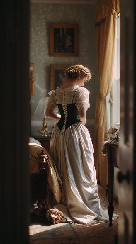 A Victorian Lady In A Period Bedroom by Badkittymedia on DeviantArt