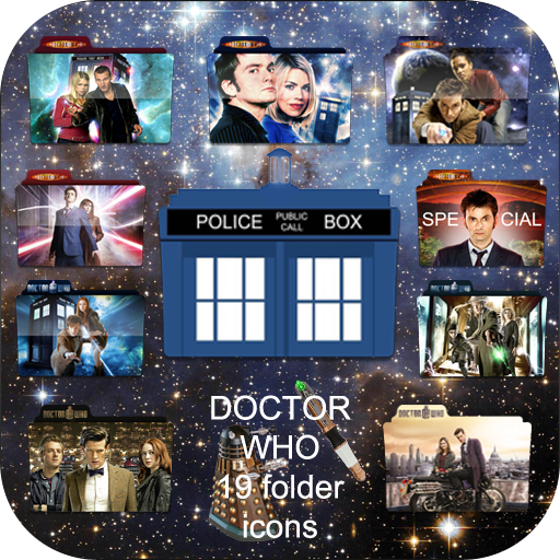 Doctor Who folder icons by LeaBeaudoin on DeviantArt