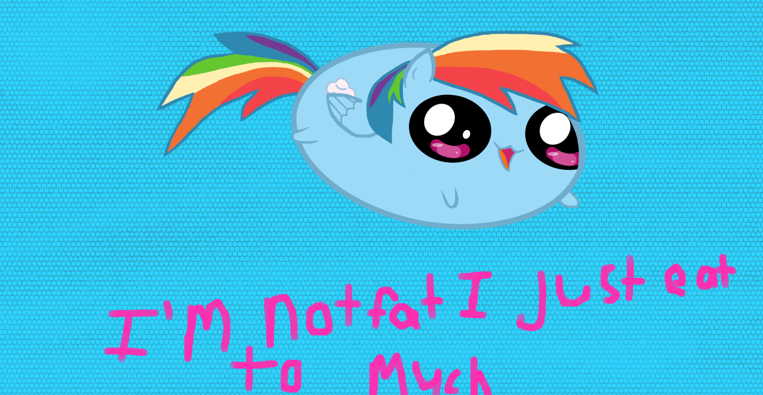 not fat mlp by MsPinkiePie555 on DeviantArt