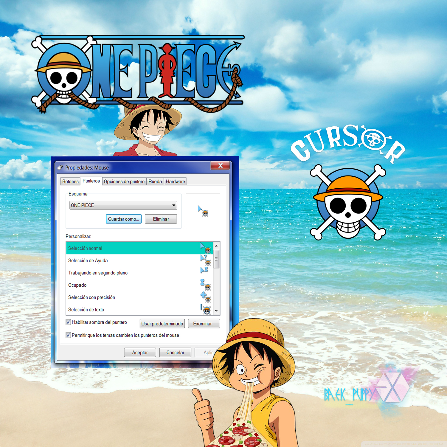 One Piece Cursor Baek Puppy by baek-puppy on DeviantArt