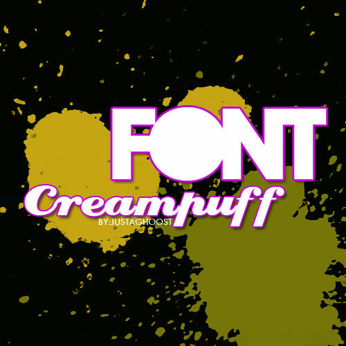 Font Creampuff by justaghoost on DeviantArt