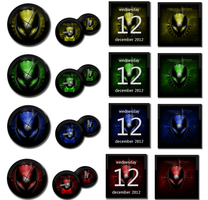 New Alien Gadgets by customizewin7 on DeviantArt