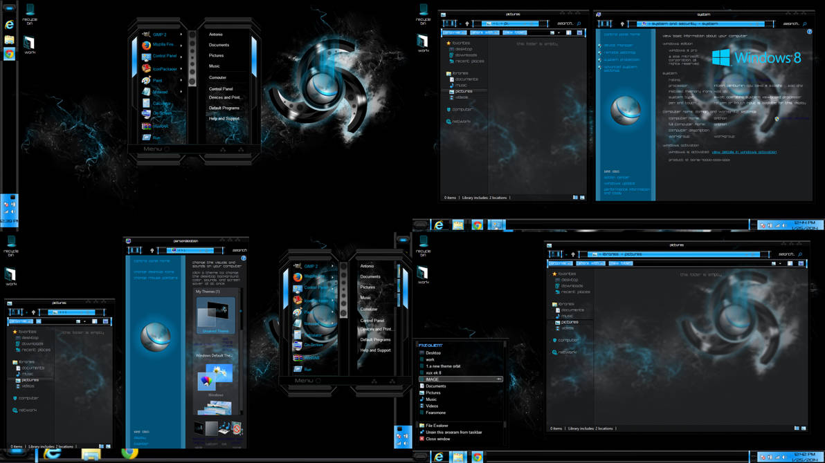 Windows 8.1 theme Orbit update by customizewin7 on DeviantArt