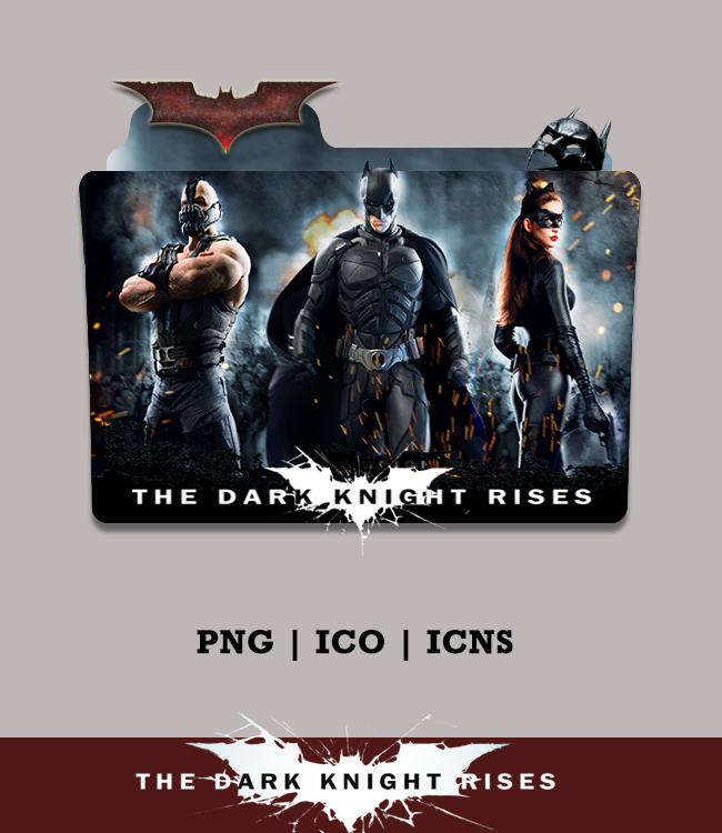 The Dark Knight Rises Folder Icon by Bl4CKSL4YER on DeviantArt