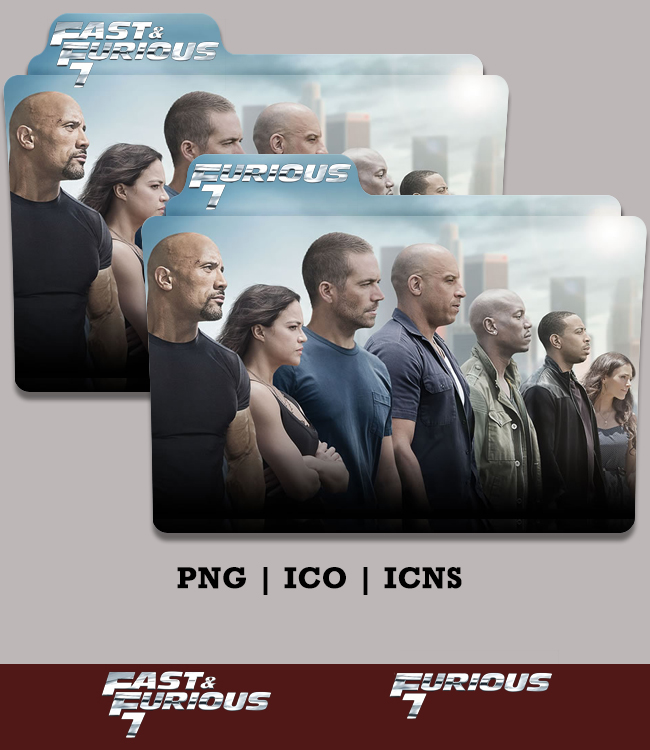 Furious 7 Folder Icon (2015) - Version 1 by Bl4CKSL4YER on DeviantArt