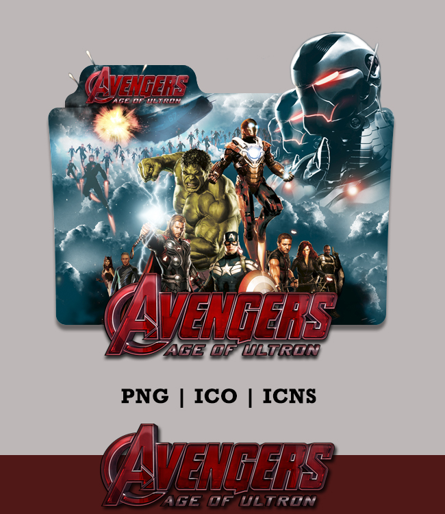 Avengers Age of Ultron Folder Icon (2015) by Bl4CKSL4YER on DeviantArt