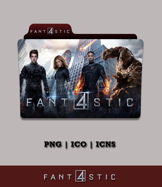 Fantastic Four Folder Icon (2015) by Bl4CKSL4YER on DeviantArt