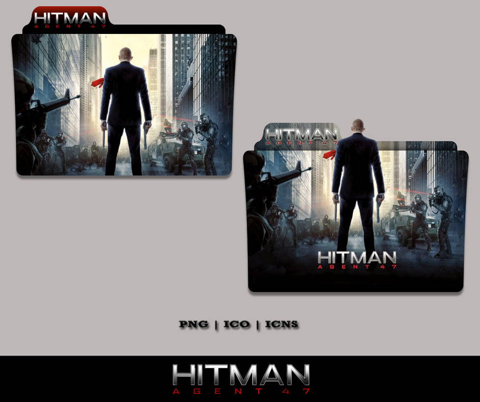 Hitman Agent 47 Folder Icon (2015) by Bl4CKSL4YER on DeviantArt