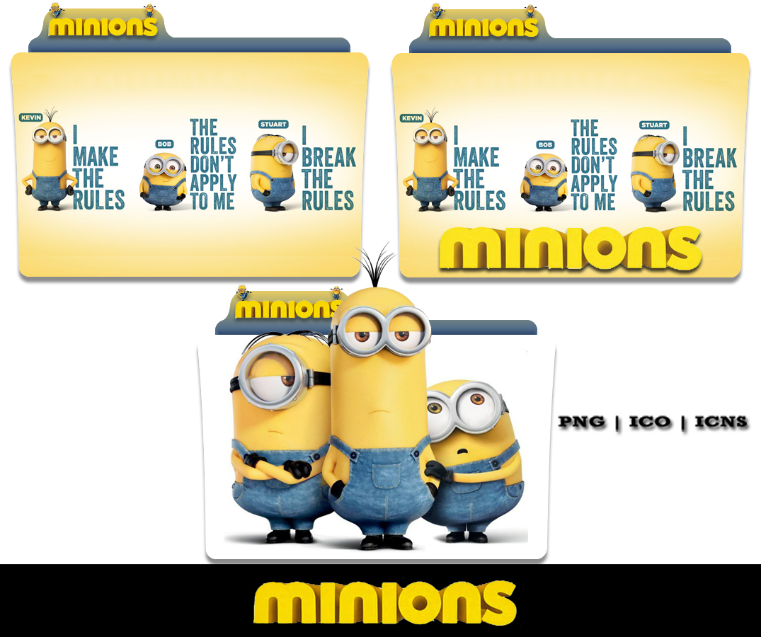 Minions Folder Icon (2015) v2 by Bl4CKSL4YER on DeviantArt