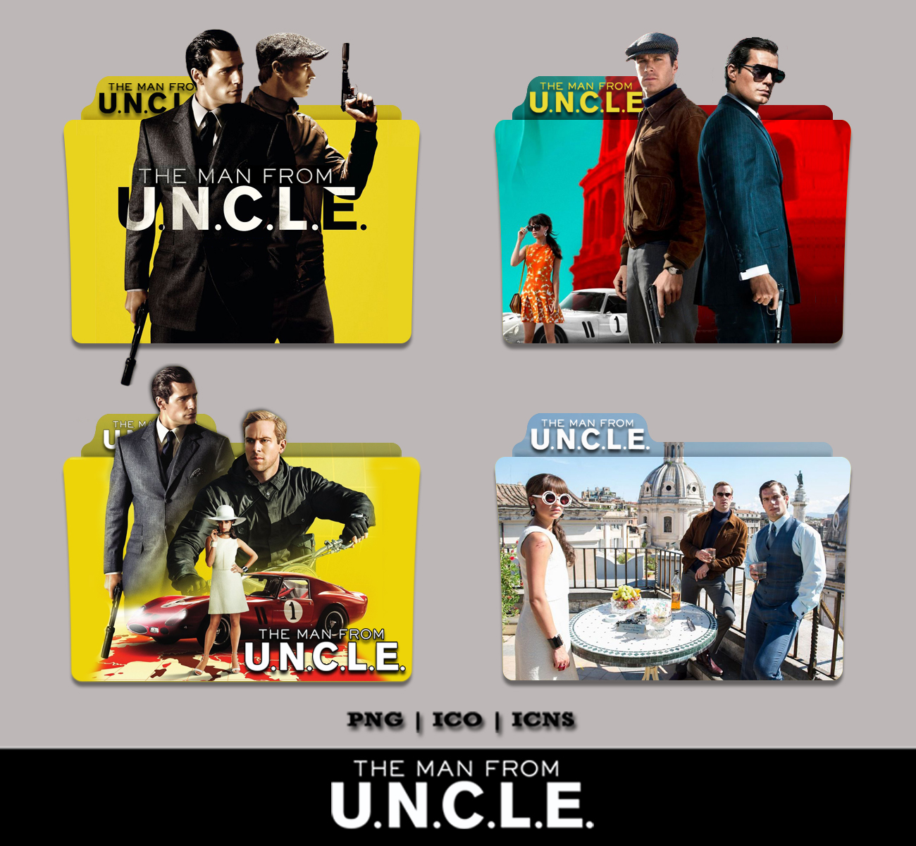 The Man From U.N.C.L.E. Folder Icon Pack (2015) by Bl4CKSL4YER on ...