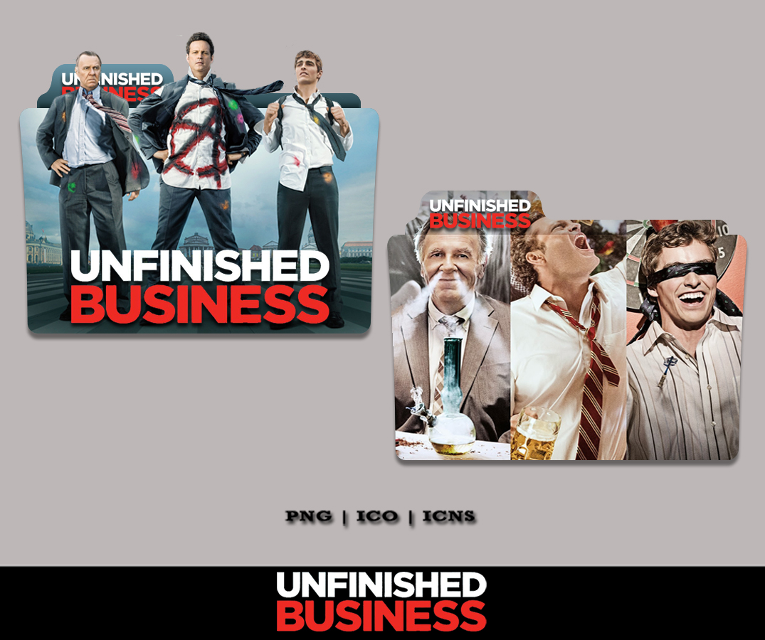 Unfinished Business Folder Icon (2015) by Bl4CKSL4YER on DeviantArt