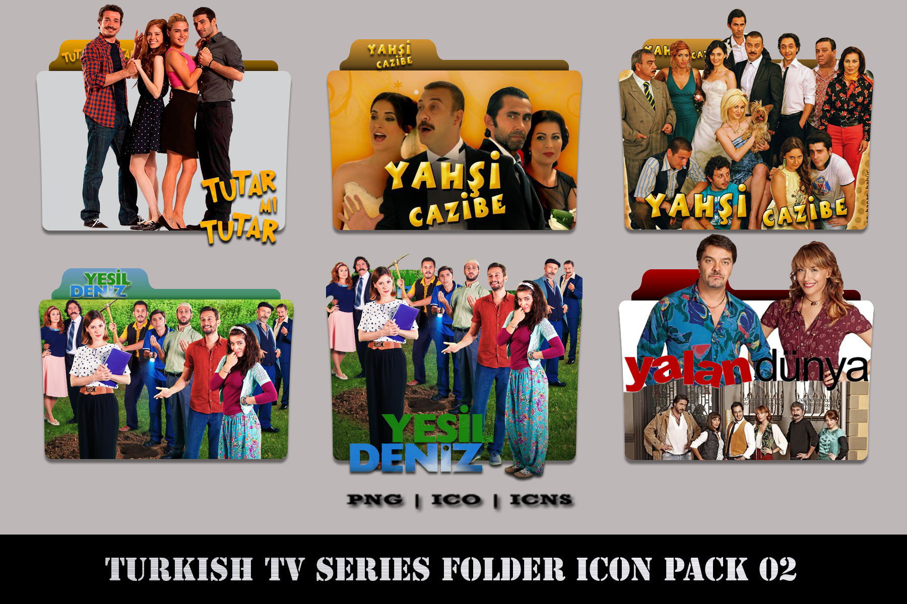 Turkish TV Series Folder Icon Pack 02 [REQUEST] by Bl4CKSL4YER on ...