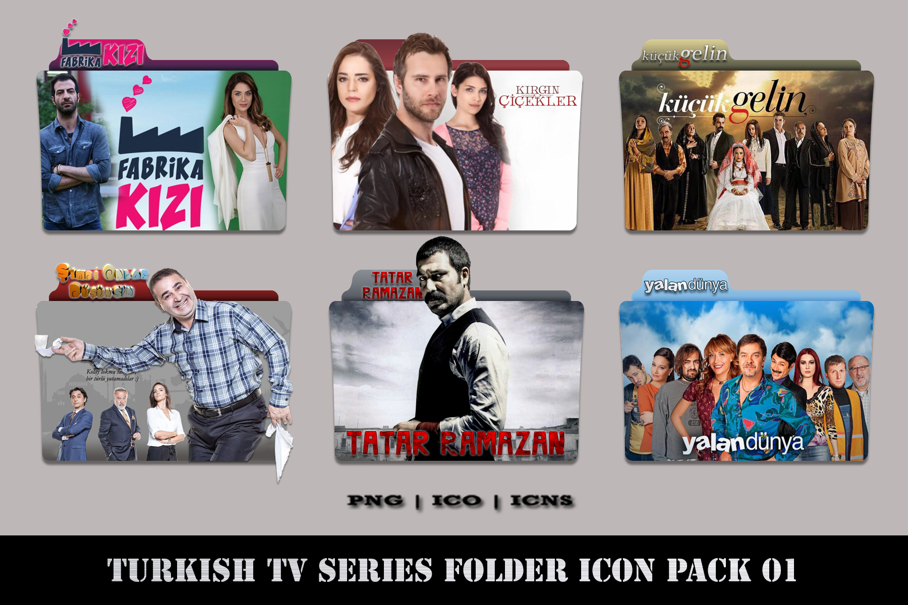 Turkish TV Series Folder Icon Pack 01 [REQUEST] by Bl4CKSL4YER on ...