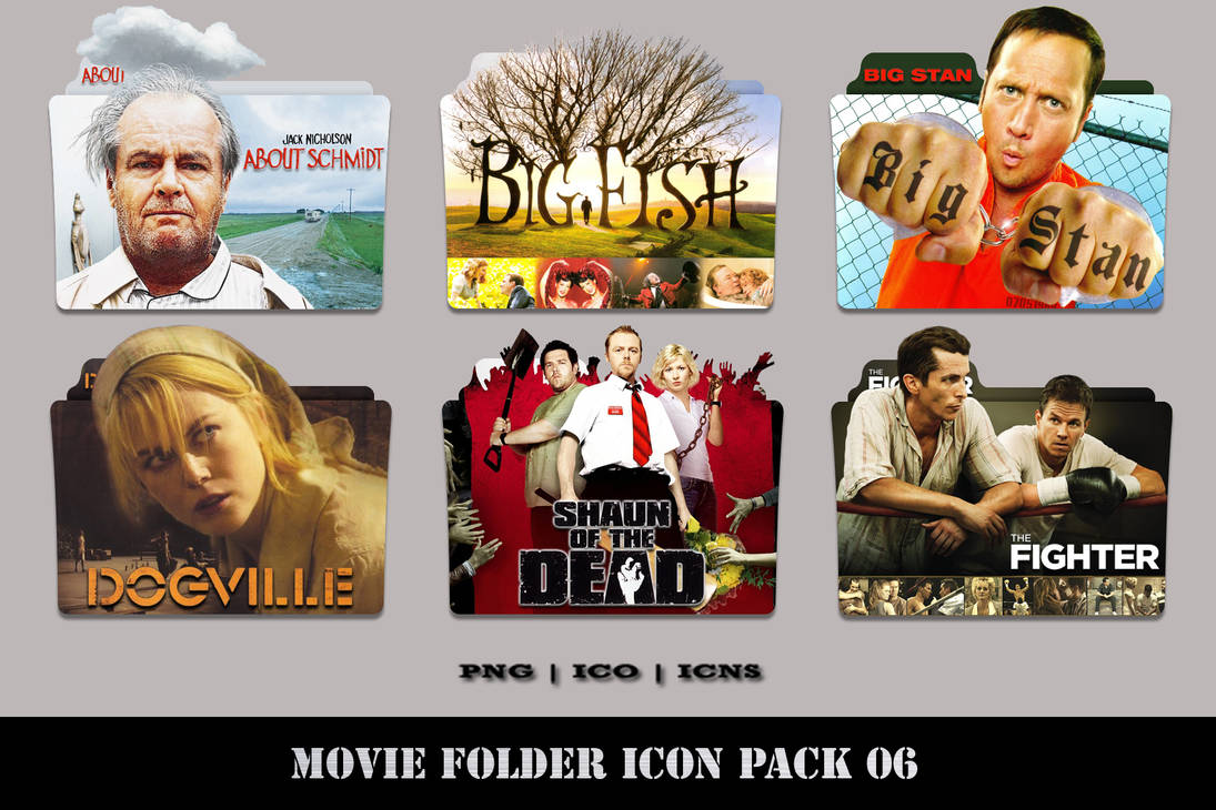 Movie Folder Icon Pack 06 [REQUEST] by Bl4CKSL4YER on DeviantArt