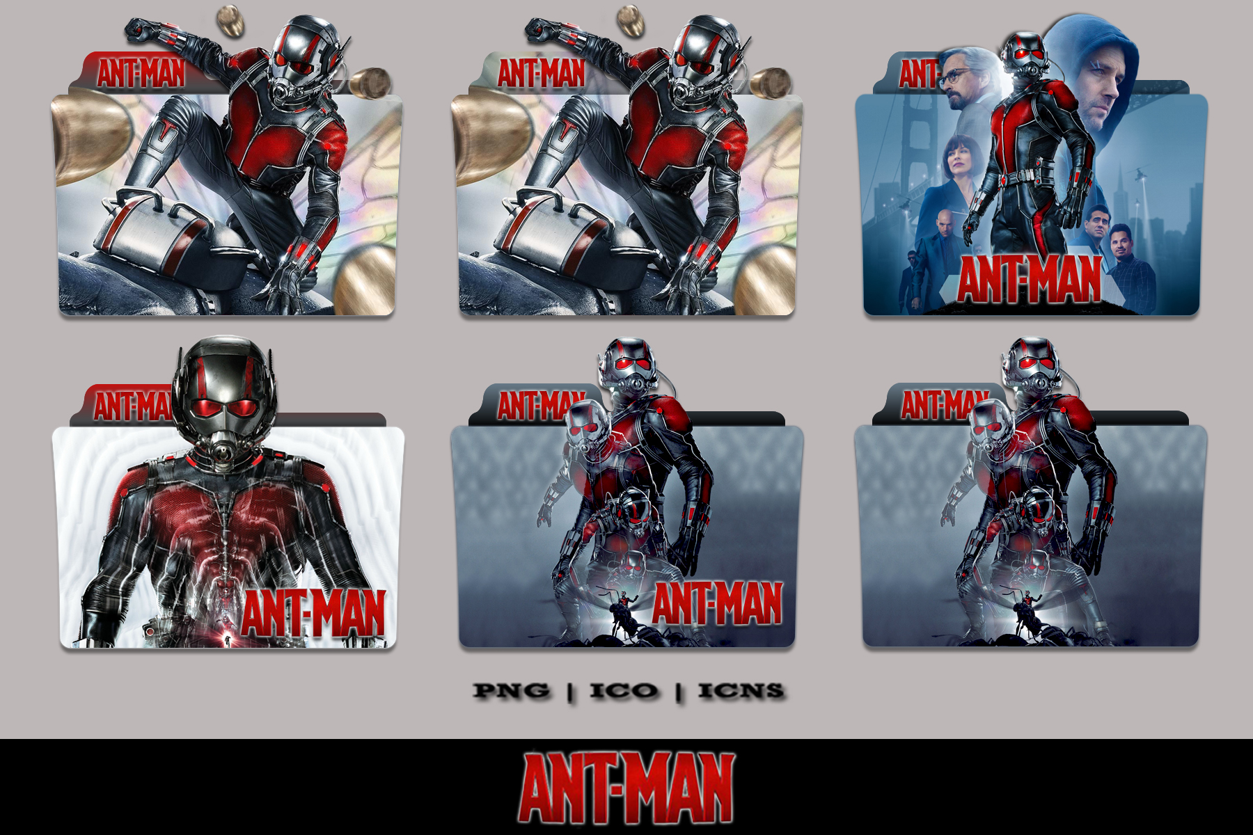 Ant-Man Folder Icon Pack (2015) by Bl4CKSL4YER on DeviantArt