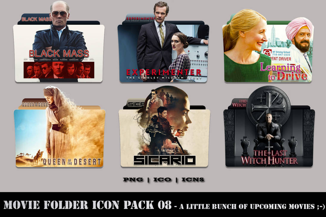 Movie Folder Icon Pack 08 (2015) by Bl4CKSL4YER on DeviantArt